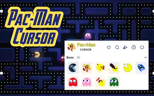 Pac Man Cursor Custom Retro Cursor for Chrome in