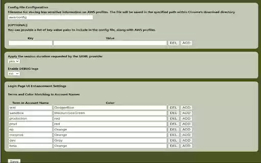 SAML to AWS STS Keys Conversion Multi Profile in