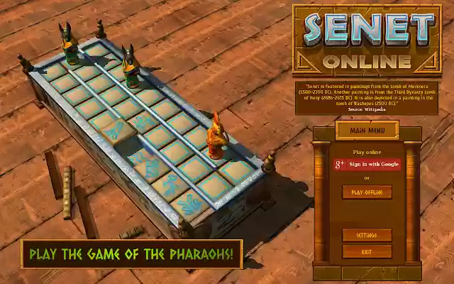 Senet Onlinein Chrome with by OffiDocs for