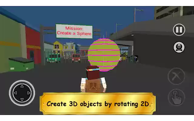 Simple 3D Shapes Objects Gamesin Chrome with by