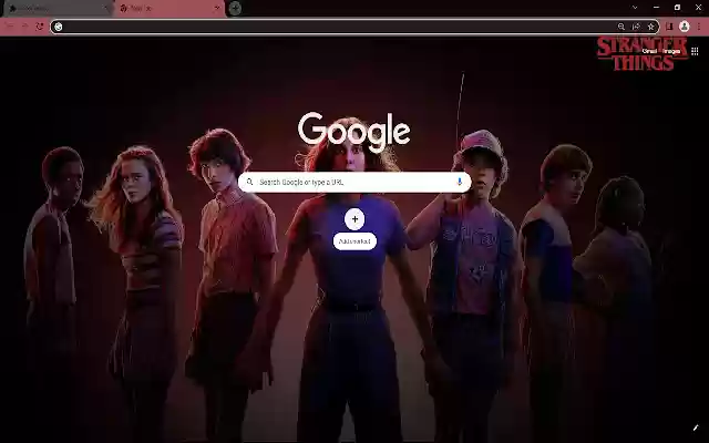 Stranger Things Browser Themein Chrome with by