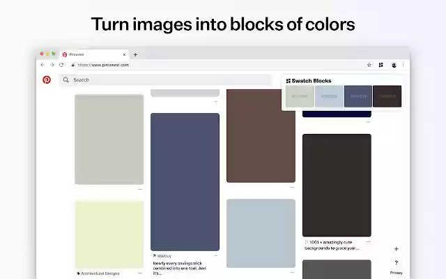 Swatch Blocksin Chrome with by OffiDocs for