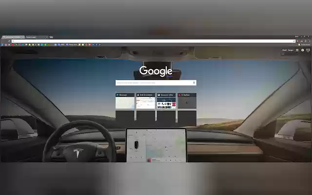 Tesla Model 3in Chrome with by OffiDocs for