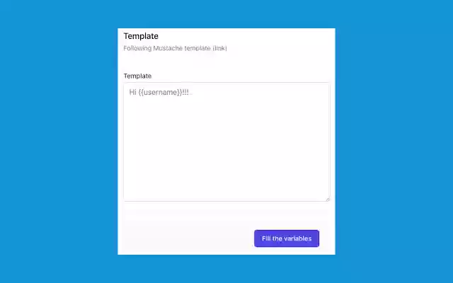 Text Templatein Chrome with by OffiDocs for