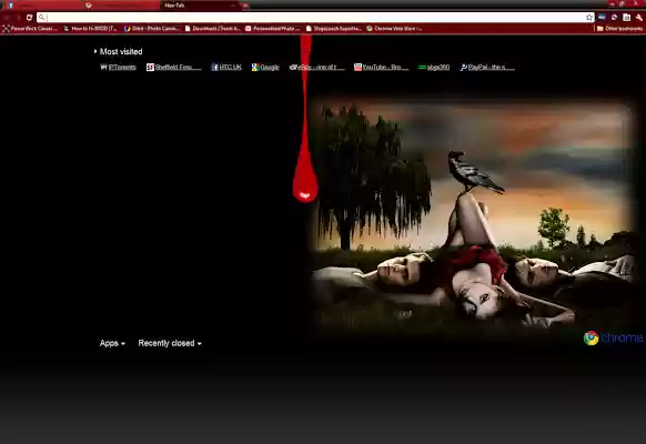 The Vampire Diaries Themein Chrome with by