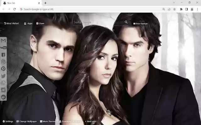 The Vampire Diaries Wallpaperin Chrome with by