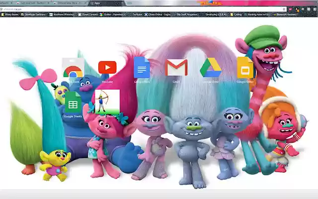 Troll Family Trolls Dreamworks HD Theme in