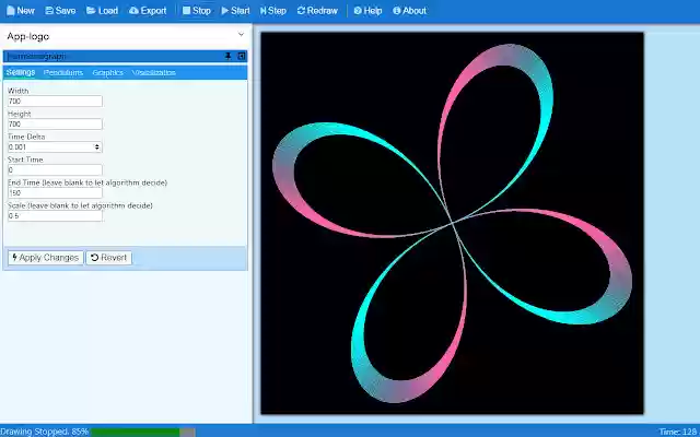 OffiDocs의 Chrome을 통한 가상 하모그래프