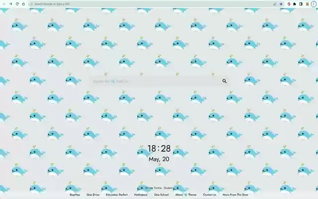 Whale New Tab Themein Chrome with by OffiDocs