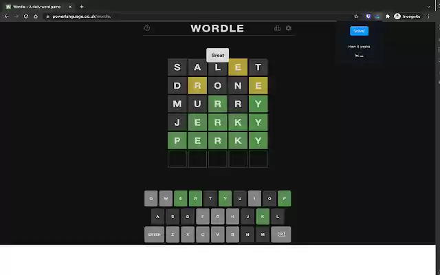 Wordle Botin Chrome with by OffiDocs for office
