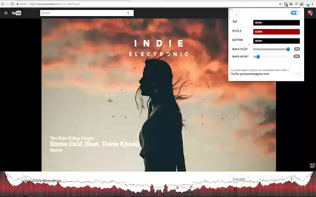 YouTube™ Music Visualizerin Chrome with by