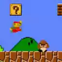 Super Mario Bros Classic Gamein Chrome with by