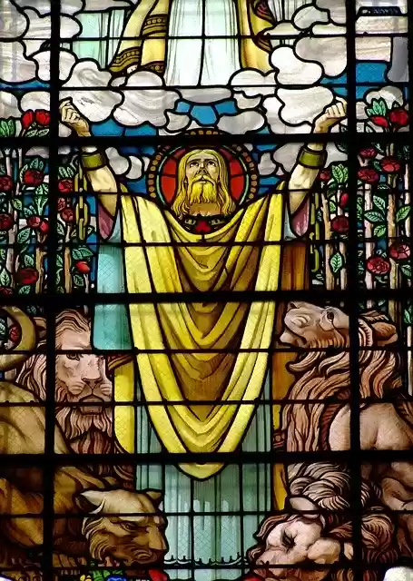 Tainted Glass Church Window by OffiDocs for