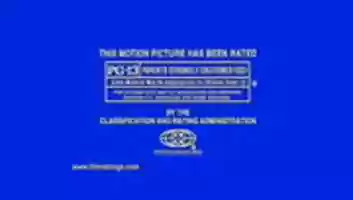 This motion picture has been rated PG-13 - from